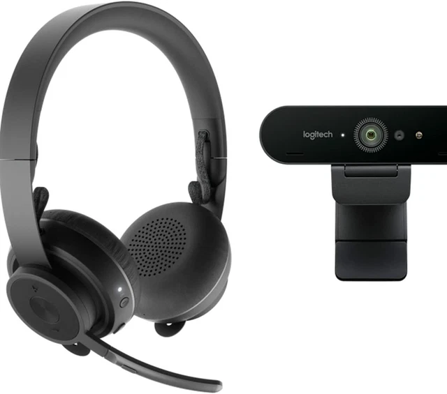LOGITECH PRO PERSONAL Video Collaboration Kit (Zone Wireless + Brio ...
