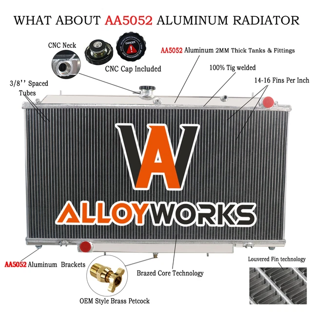 4ROW RADIATOR-FOR NISSAN PATROL GU Y61 ZD30 TD 2.8L 3.0L 4.2L Turbo ...