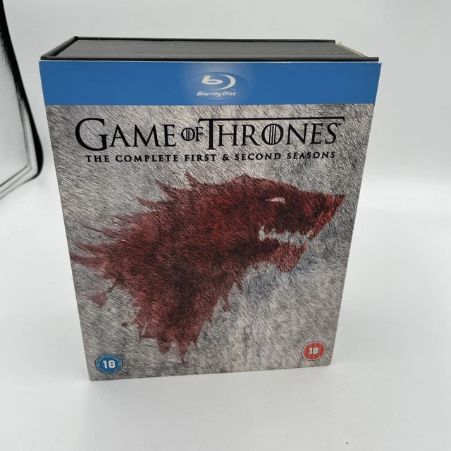 GAME OF THRONES Seasons 1 & 2 Blu-Ray Complete First & Second Series ...