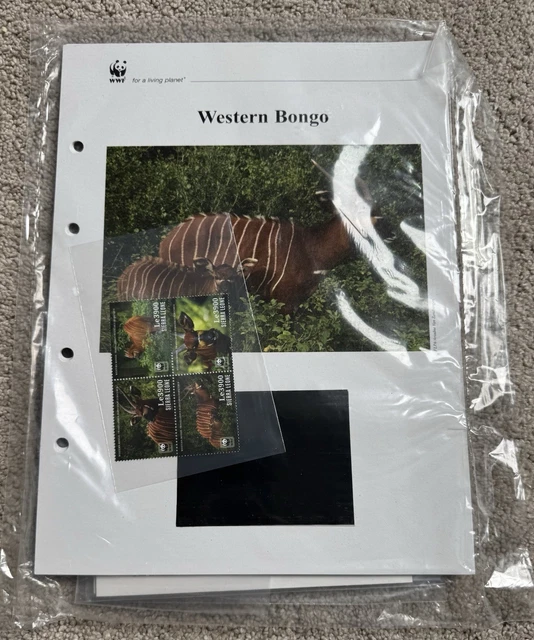 WWF SET. 4 Mint Stamps, 4 FDCs & 4 Cards. Western Bongo. UNOPENED PACK. £2.50 - PicClick UK