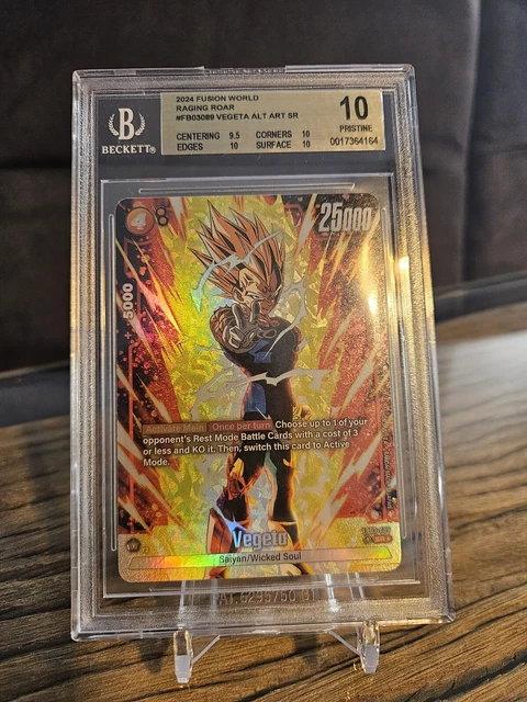 DRAGON BALL SUPER Card Game Fusion World Vegeta FB03-089 SR BGS 10 Alt Art EUR 83,00 - PicClick DE