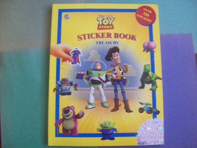 DISNEY PIXAR TOY Story Sticker Book Treasury Over 350 Stickers $25.05 ...