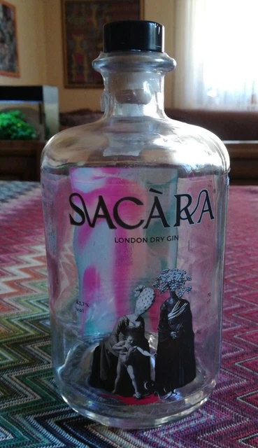 BOTTIGLIA VUOTA GIN Sacara Salento 70 Cl Diy Brico Esposizione ...