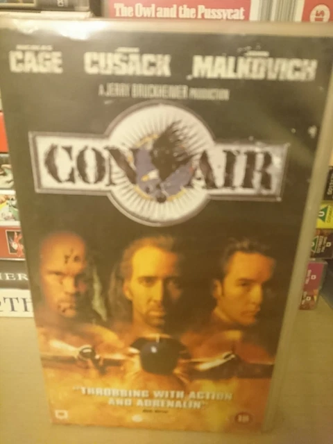 CON AIR BIG Box Ex Rental VHS Nicolas Cage John Cusack John Malkovich £ ...