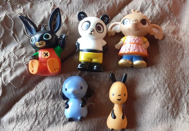 CBEEBIES BING FIGURES x 5 Bing Flop Pando Sula & Amma £9.00 - PicClick UK