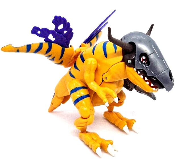 DIGIMON DIGIVOLVING GREYMON To Metalgreymon Figure 1999 Vintage Bandai ...