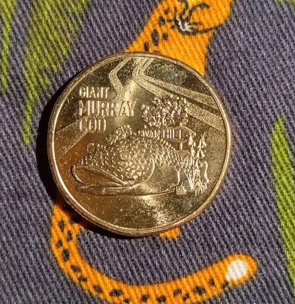 2023 AUSTRALIA $1 dollar coin Aussie Big Things 'Giant Murray Cod' aUNC $2.00 - PicClick AU