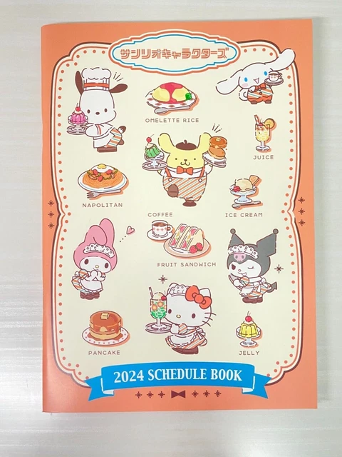 SANRIO CHARACTERS 4SET A5 Schedule Book Diary 2023 Desk Ring Calendar ...