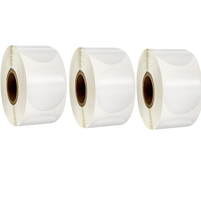 1 INCH SEAL Sticker 1000 Labels Wafer Seal Self-adhesive Seal Envelope ...