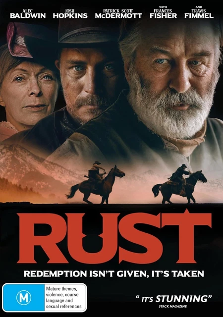 RUST *LIKE NEW* R4 Dvd Alec Baldwin Travis Fimmel Josh Hopkins Frances ...