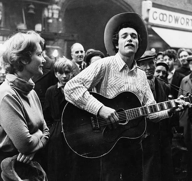 SINGER RAMBLIN JACK Elliott With His Wife June Old Photo EUR 6,81 ...