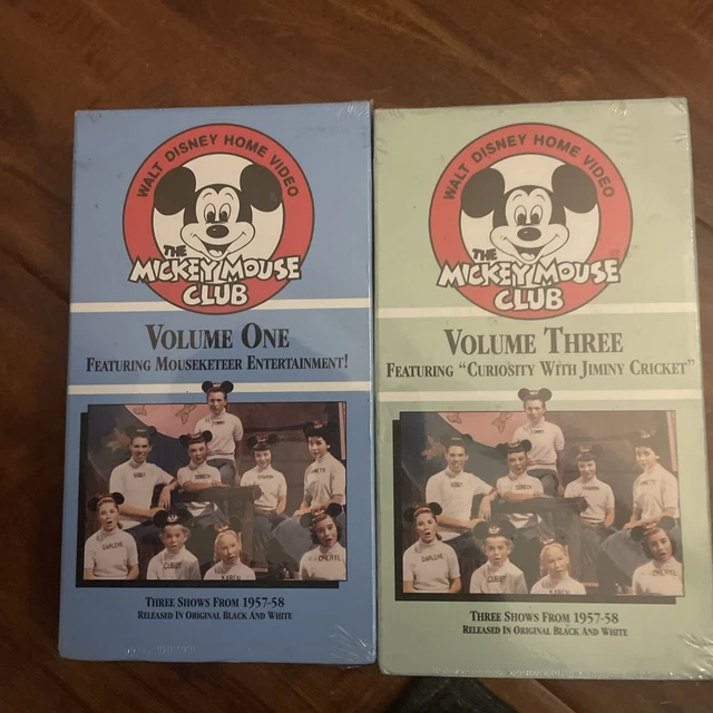 THE MICKEY MOUSE Club Vhs Lot Volume 1 And 3 Brand New Vintage £21.91 ...