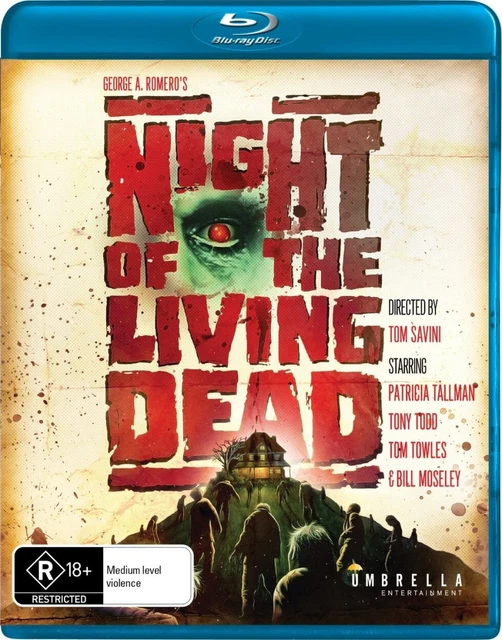 NIGHT OF THE Living Dead Blu-ray Umbrella Entertainment Tom Savini £20. ...