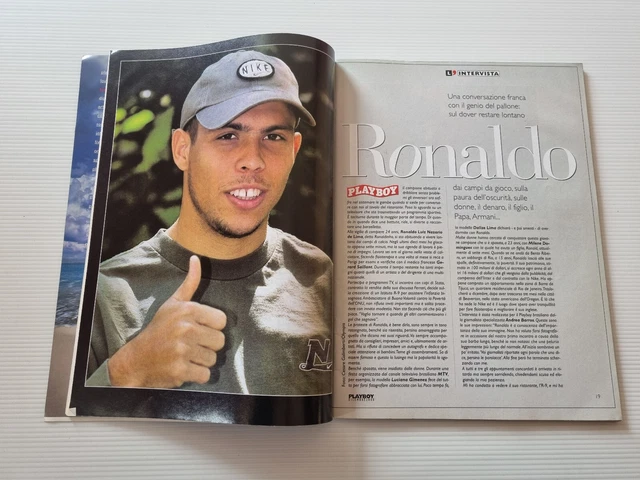 PLAYBOY ITALY DICEMBRE 12-2000 Carmen Electra-Ronaldo-Nichole Van Croft ...