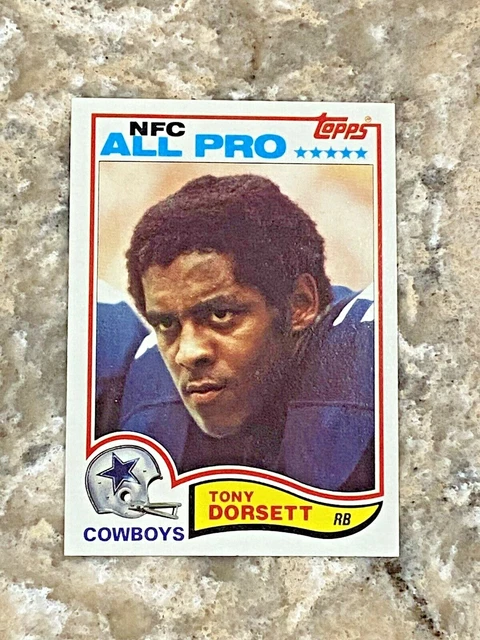 1982 TOPPS NFC All Pro Tony Dorsett #311 Dallas Cowboys NFL Football ...