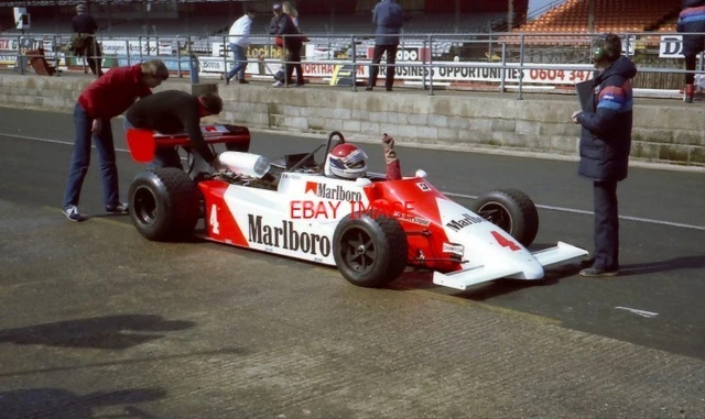 PHOTO BMW-MADER Engine In His F2 March 842 Emanuele Pirro Gives The ...