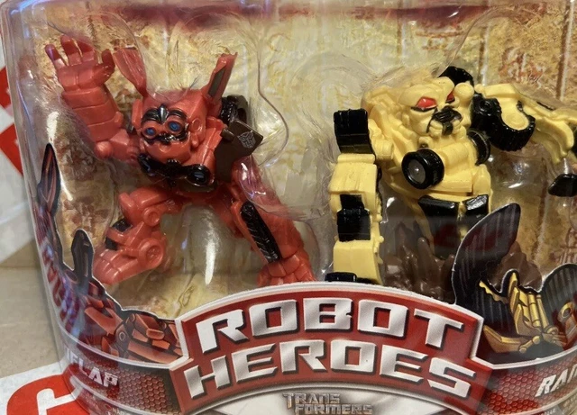SEALED TRANSFORMERS ROBOT Heroes Figures - Mudflap & Rampage £18.99 ...