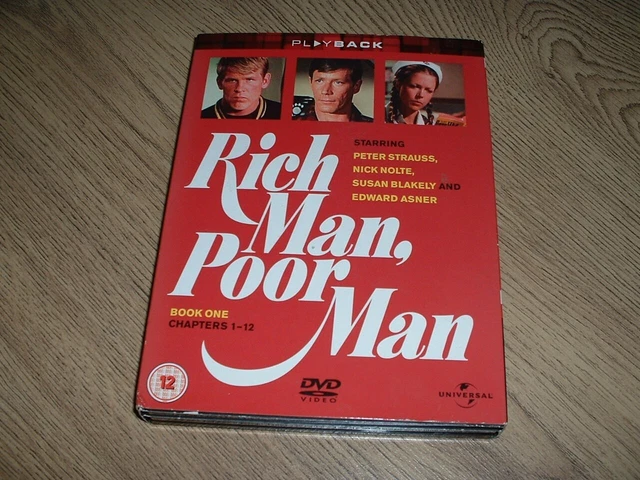 RICH MAN POOR MAN COMPLETE BOOK 1 DVD Chapters 1-12 - watched once Nick ...