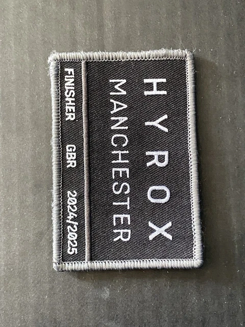 HYROX MANCHESTER PATCH 24-25 Season HYROX Patch £21.51 - PicClick UK