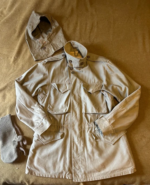 WW2 US M-43 Field Jacket Officer Named 38R Good Condition £71.75 ...