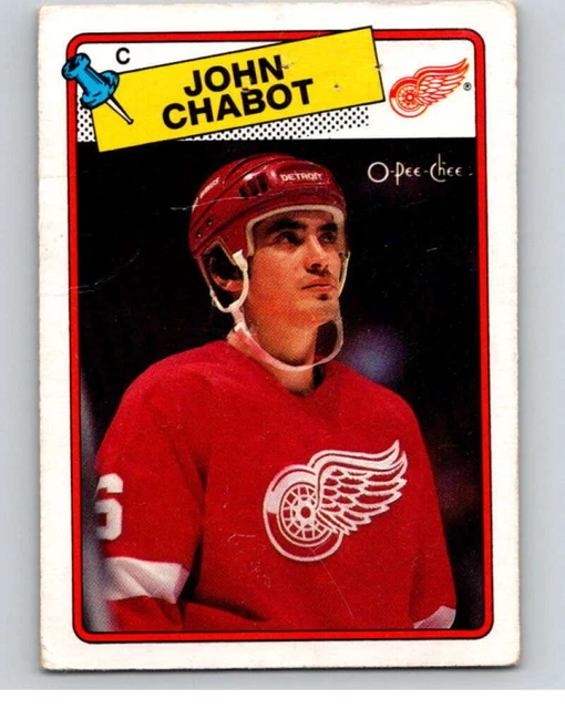 1988-89 O-PEE-CHEE #39 John Chabot Detroit Red Wings V53367 EUR 0,80 - PicClick FR