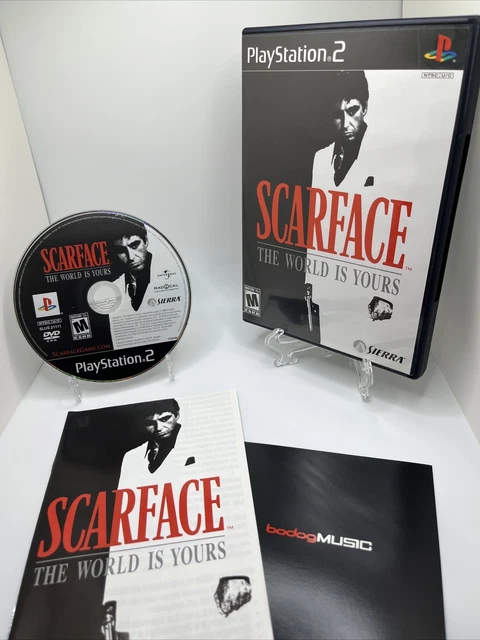SCARFACE: THE WORLD is Yours PS2 (Sony PlayStation 2, 2006) Complete ...