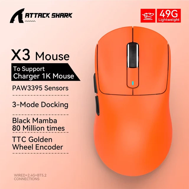 2025 GAMING MOUSE Wireless Bluetooth Tri-Mode Connection 26000DPI UK ...