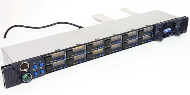 CLEARCOM V-SERIES PANEL V12XP4D V12PDX4Y-IP 12 Channel Clear-Com ...