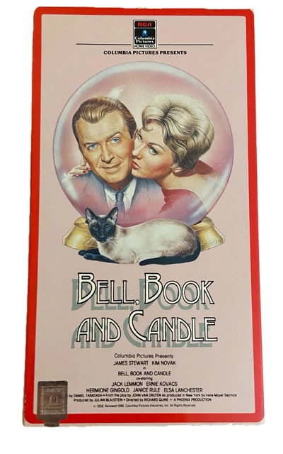VINTAGE BELL BOOK And Candle James Stewart VHS RCA Supernatural ...