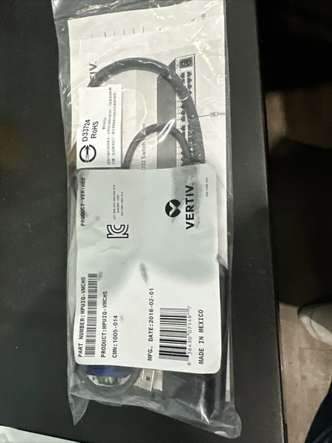 MÓdulo De Interfaz De Servidor Avocent Vertiv Mpuiq Vmchs G01 Rj 45 Usb Vga Eur 33 69 Picclick Es