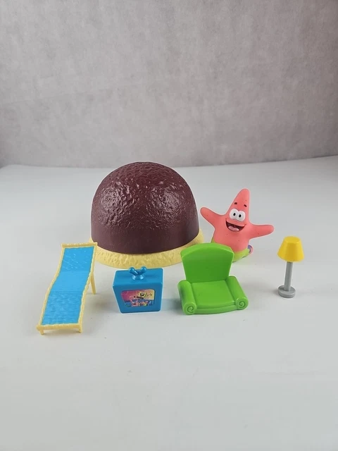 SPONGEBOB SQUAREPANTS PATRICK Star House Rock Playset With Figure ...