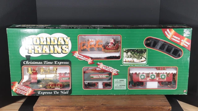 VINTAGE 2004 TOY STATE Christmas Time Express HOLIDAY TRAIN Set 12 ...