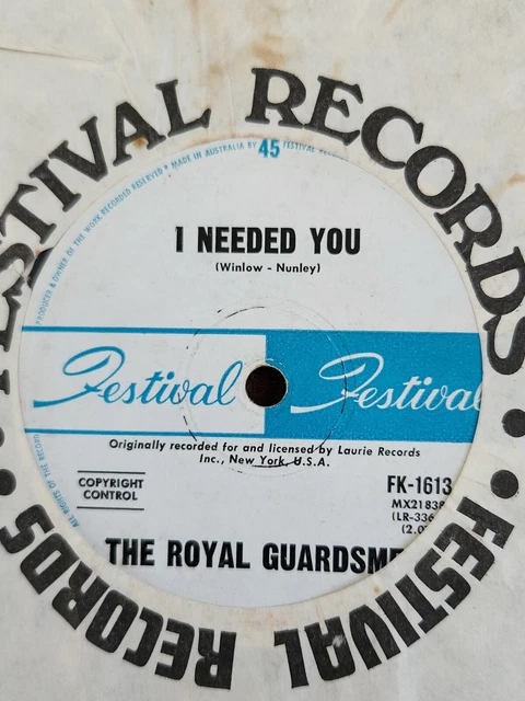 ROYAL GUARDSMEN &SNOOPY vs. The Red Baron" 1967 FESTIVAL Oz 7" 45rpm ...