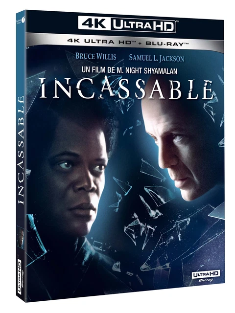 INCASSABLE 4K ULTRA-HD (4K UHD Blu-ray) Bruce Willis Samuel l. Jackson EUR 38,74 - PicClick IT