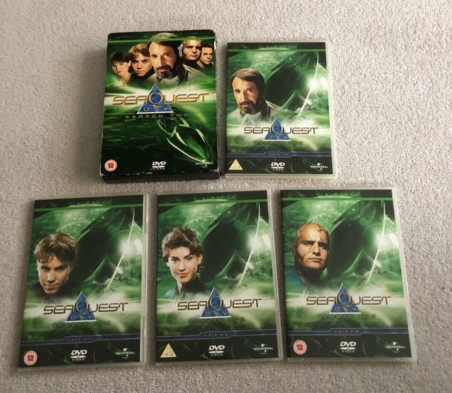 SEAQUEST DSV. SEASON 2. Complete. Series 2. Season Two. 8 Disc Dvd Set ...