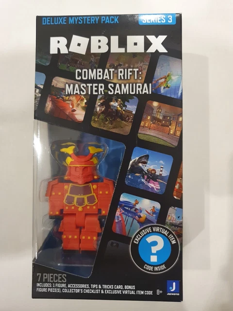 ROBLOX DELUXE MYSTERY Pack COMBAT RIFT: MASTER SAMURAI Series 3 New ...