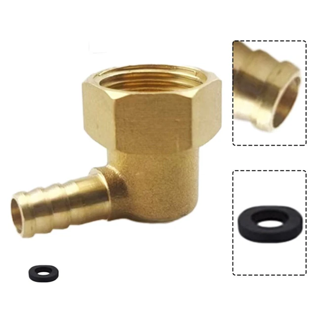 AFFIDABILE ADATTATORE OTTONE per tubi acqua/gas materiale resistente ...