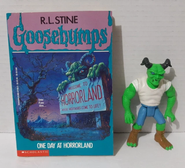 RARE GOOSEBUMPS HORRORLAND HORROR HASBRO PARACHUTE PRESS 1996 Figure ...