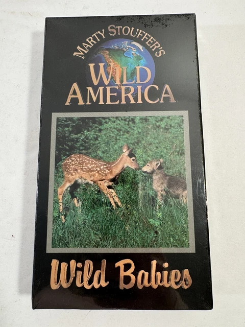 90S WILD AMERICA VHS Marty Stouffer's Backyard Wildlife Sealed Wild ...