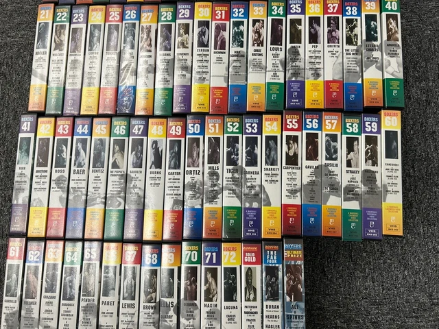 BOXERS MARSHALL CAVENDISH VHS Full Collection Plus Magazines £100.00 ...