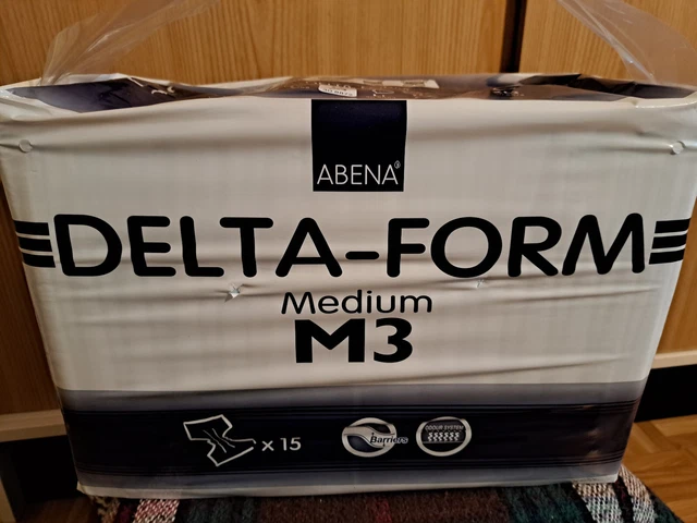 INKONTINENZ WINDELN ABENA Delta Form Medium M3 15 Stück NEU OVP Damen ...