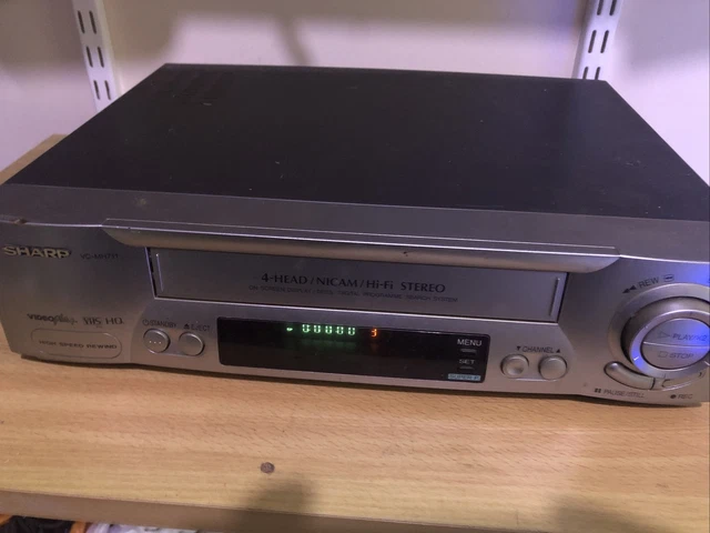 VINTAGE/RETRO SHARP VHS Video Recorder/Player Model VC-MH711 SPARES £17 ...