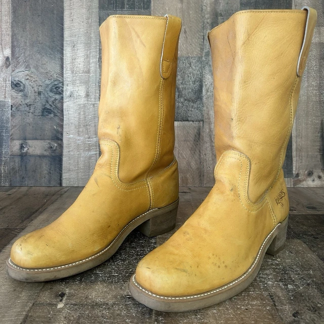 LANDIS VINTAGE CAMPUS Banana Boots Mens 10.5 D £156.41 - PicClick UK