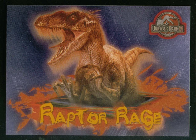 JURASSIC PARK 3 (Inkworks/2001) "RAPTOR RAGE" CASE LOADER CARD#CL1 #CL ...