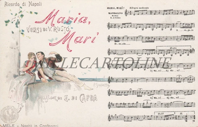 CANZONI NAPOLETANE - Maria Mari (Scoppetta/Mele) Bideri Napoli EUR 7,00 - PicClick IT