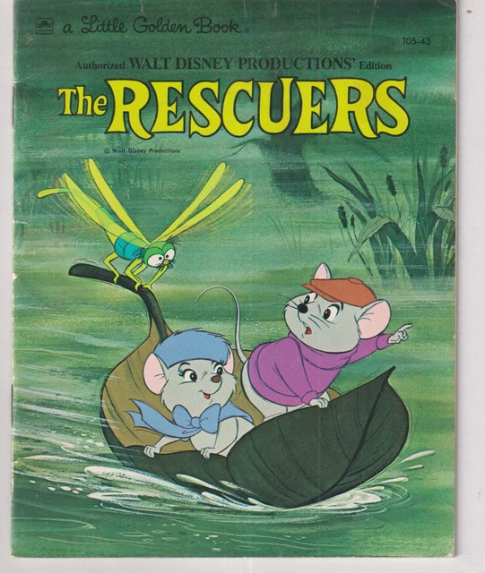 WALT DISNEY'S THE Rescuers and Rescuers Down Under (2 Book Set) (Little ...