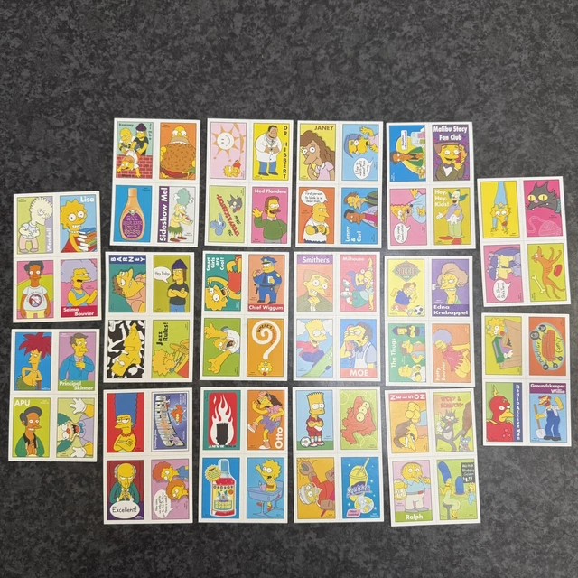 2002 THE SIMPSONS pickers sticker sheet - Single $5.99 - PicClick AU