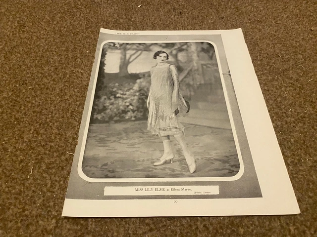 (PLPS22) BLUE TRAIN Play Illustration 11X8" . Lily Elsie £2.99 ...