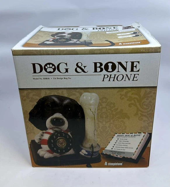 STEEPLETONE KING CHARLES Spaniel Vintage Landline Phone 'Dog and Bone ...