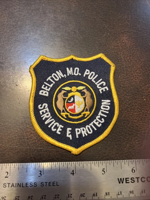 VINTAGE OBSOLETE (?) Police Department Patch Belton Missouri $13.70 ...